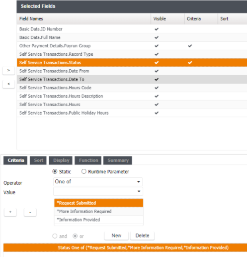 Pending Transactions Report